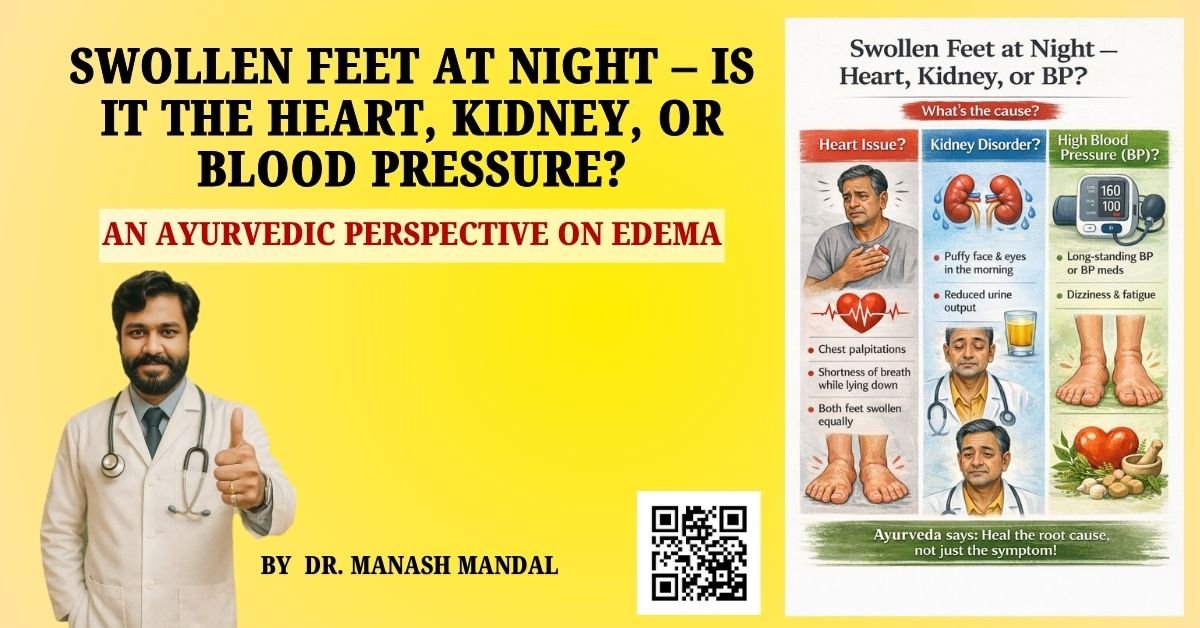 Swollen Feet at Night –Heart, Kidney, or High Blood Pressure
